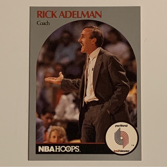 NBA HOOPS | Toys | 99 Nba Hoops Portland Trail Blazers Rick Adelman 326 ...